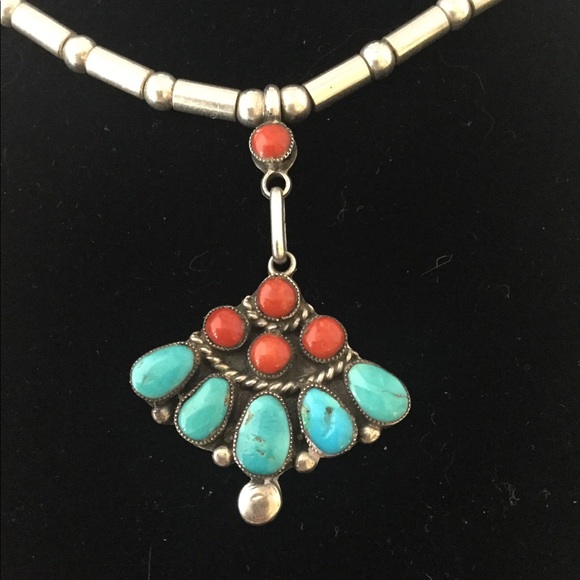 Handmade by B.W. | Jewelry | Vintage Native American Indian Necklace ...